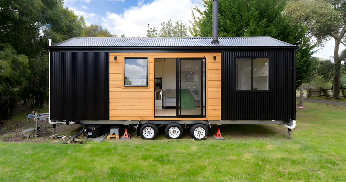 Two-person tiny house ditches stairs for a more comfortable layout ...