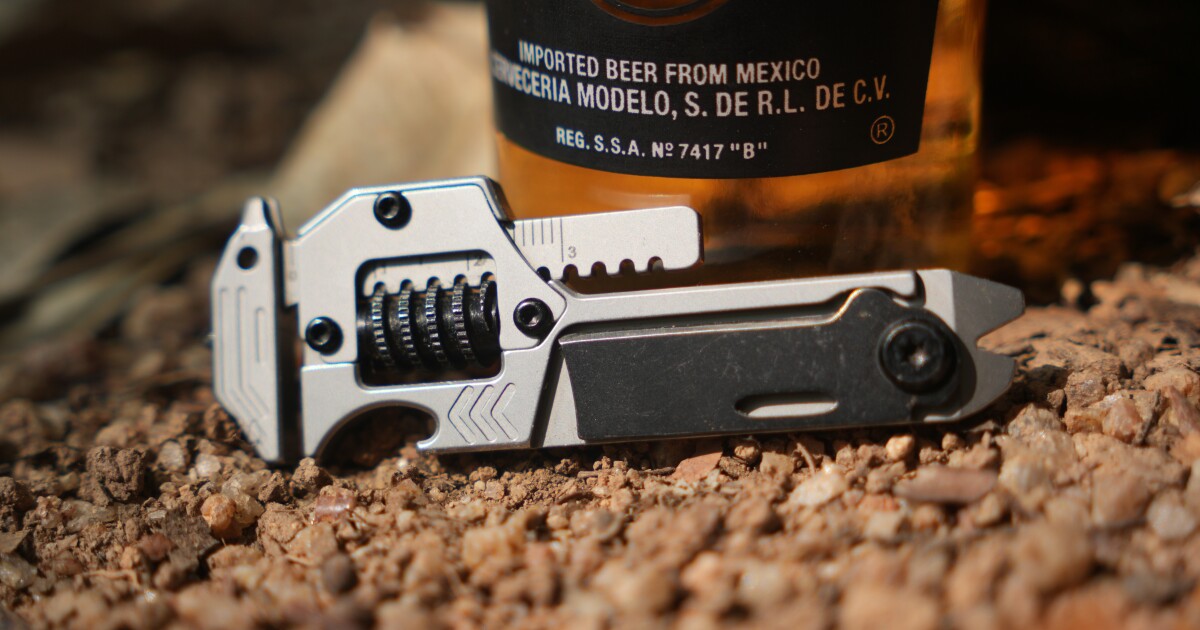 Stainless steel multitool puts a wrench, blade and more on your belt ...