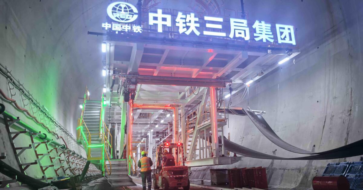 China's largest dual-shield TBM tackles world's most ambitious project ...