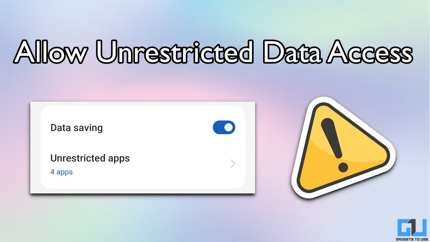 How to Allow Unrestricted Data to Apps in Data Saver Mode – Kowatek Solar LTD