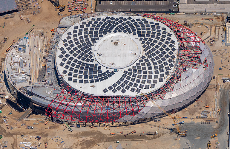Solar microgrid powers LA Clippers’ brand-new home arena - Kowatek ...